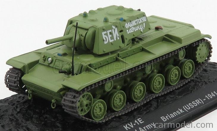 EDICOLA CARARMDEA015 Escala 1/72 | KIROV FACTORY TANK KV-1E 10th ...