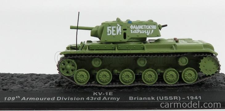 EDICOLA CARARMDEA015 Scale 1/72 | KIROV FACTORY TANK KV-1E 10th ...
