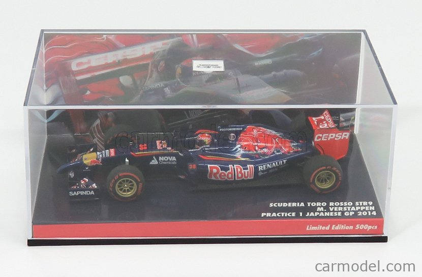 MINICHAMPS 447140038 Scale 1/43 | TORO ROSSO F1 RENAULT STR9 N 38 PRACTICE JAPAN GP 2014 MAX ...