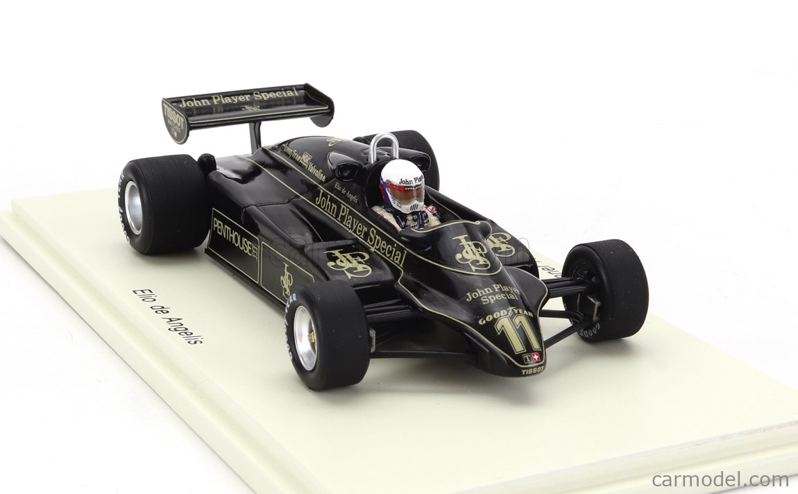 SPARK-MODEL S5352 Echelle 1/43 | LOTUS F1 FORD 91 N 11 WINNER AUSTRIAN GP 1982 ELIO DE ANGELIS BLACK