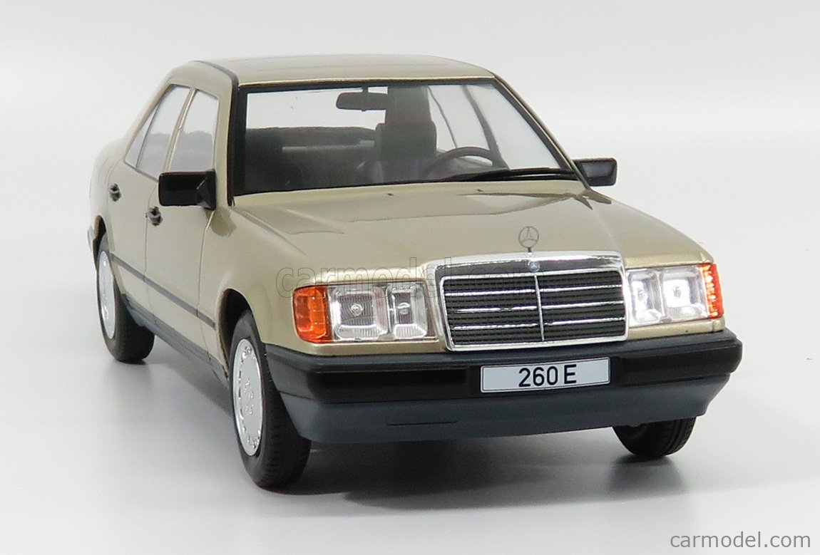 MCG MCG18098 Scale 1/18 | MERCEDES BENZ E-CLASS 260E (W124) 1984 GOLD MET