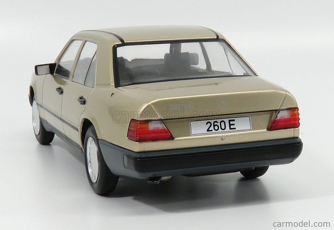 MCG MCG18098 Scale 1/18 | MERCEDES BENZ E-CLASS 260E (W124) 1984 GOLD MET
