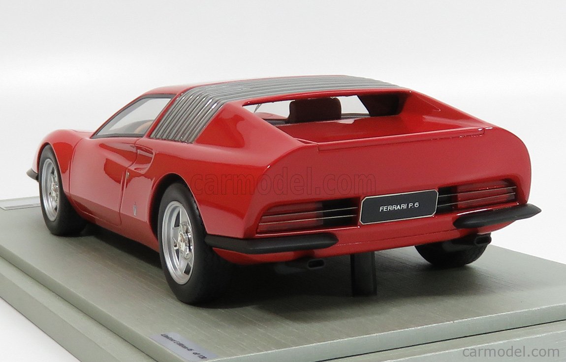 TECNOMODEL TM18-93C Масштаб 1/18 | FERRARI P6 PININFARINA 1968 FERRARI RED