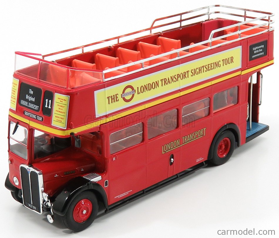 IXO-MODELS BUS018 Scale 1/43 | AEC REGENT MKIII RT LONDON AUTOBUS 1950 RED