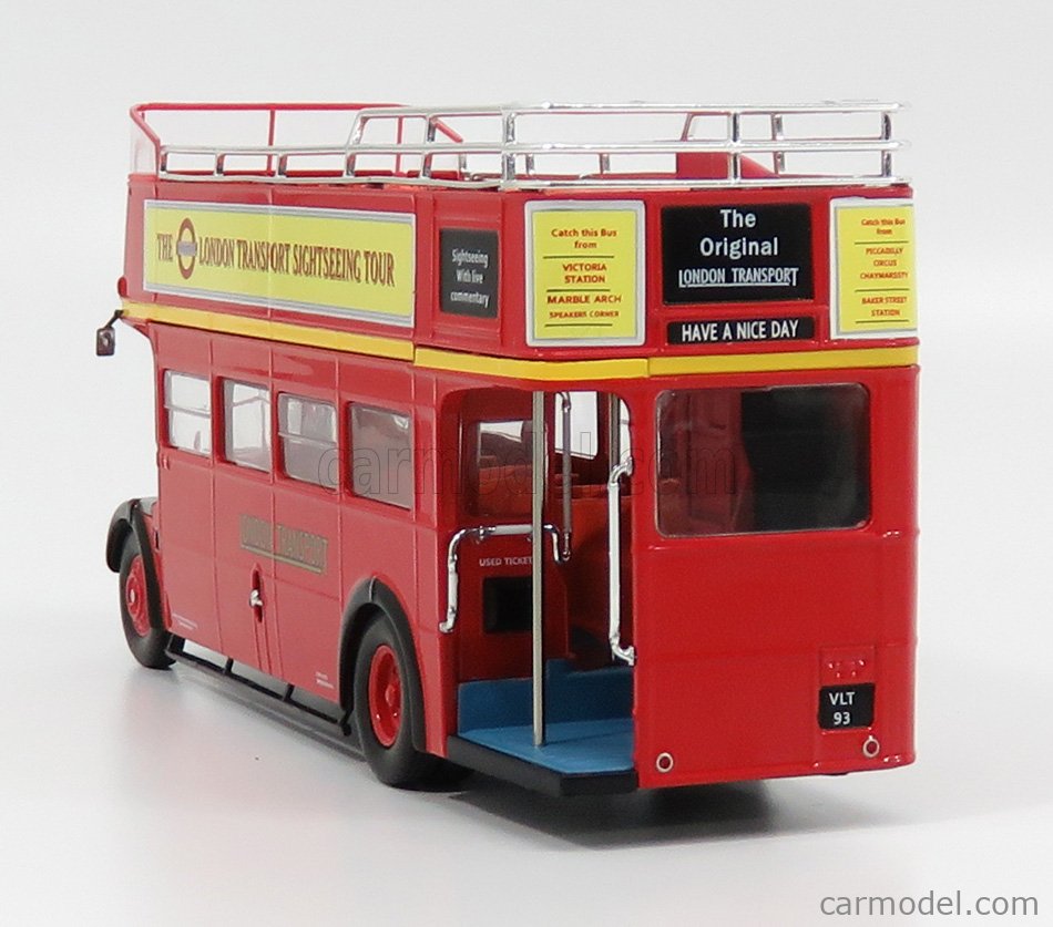 IXO-MODELS BUS018 Scale 1/43 | AEC REGENT MKIII RT LONDON AUTOBUS 1950 RED