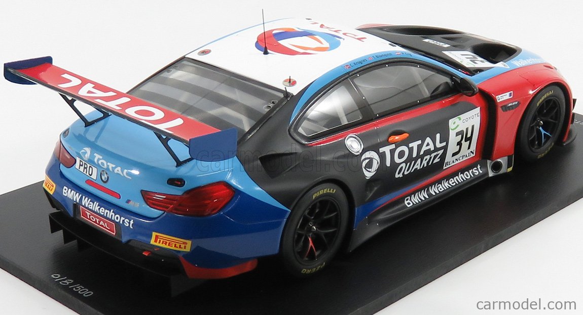 SPARK-MODEL 18SB010 Scale 1/18 | BMW 6-SERIES M6 GT3 TEAM WALKENHORST ...
