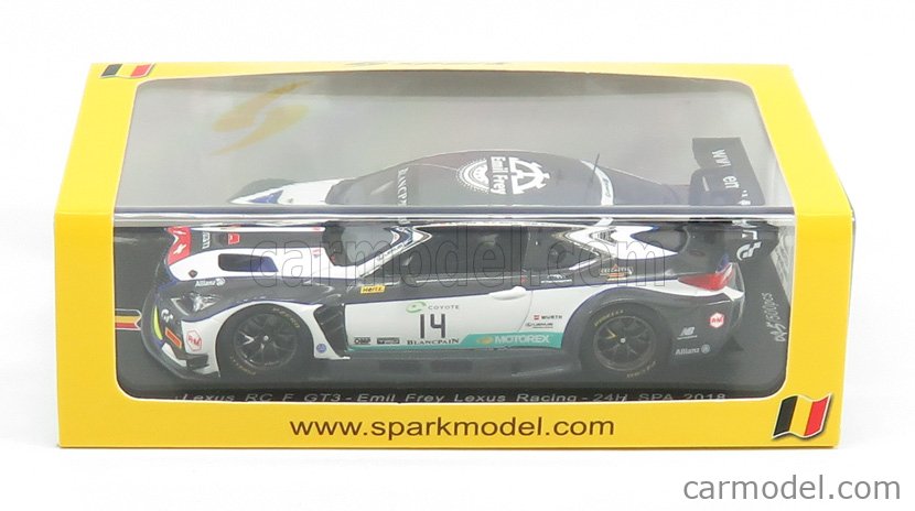 SPARK-MODEL SB211 Scale 1/43 | LEXUS RCF GT3 TEAM EMIL FREY LEXUS ...
