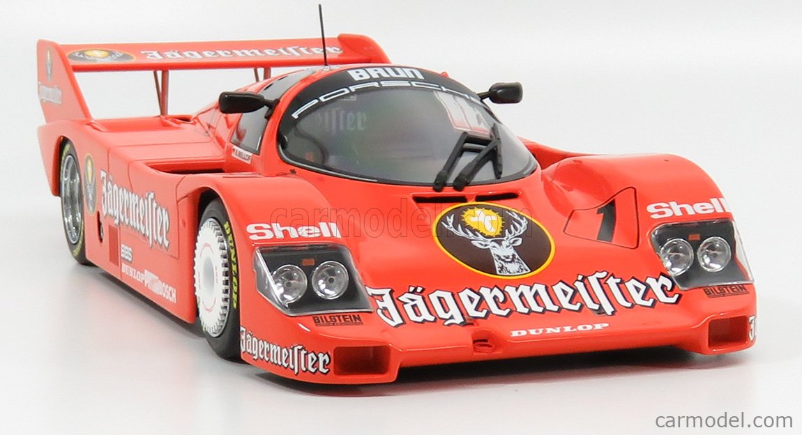 MINICHAMPS 153846601 Scale 1/18 | PORSCHE 956B JAGERMEISTER TEAM BRUN ...