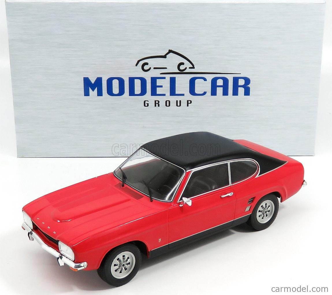 MCG MCG18083 Scale 1/18 | FORD ENGLAND CAPRI MKI 1600 GT 1973 RED MATT ...