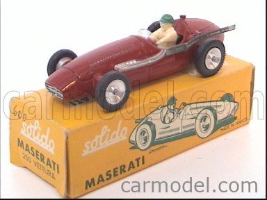 SOLIDO 102 Scale 1/43 | MASERATI F1 250 1956 WITH DRIVER RED