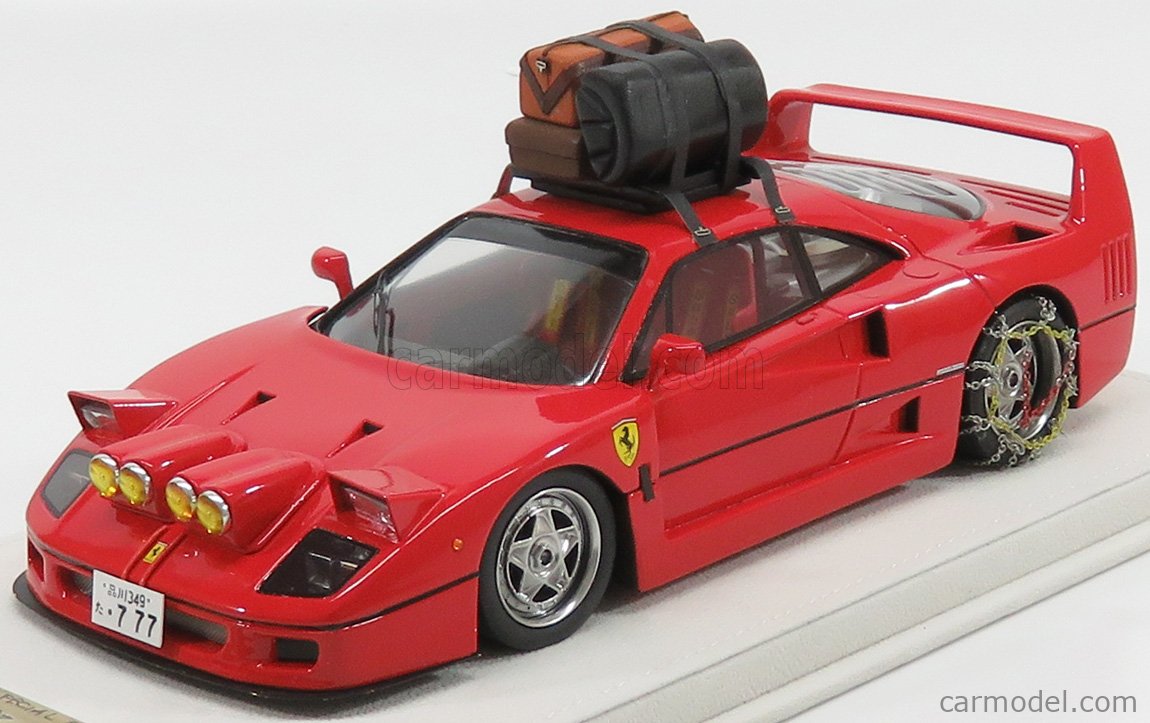 MG-MODEL F40-1824 Scale 1/18 | FERRARI F40 SPECIAL RALLY CON CATENE DA ...