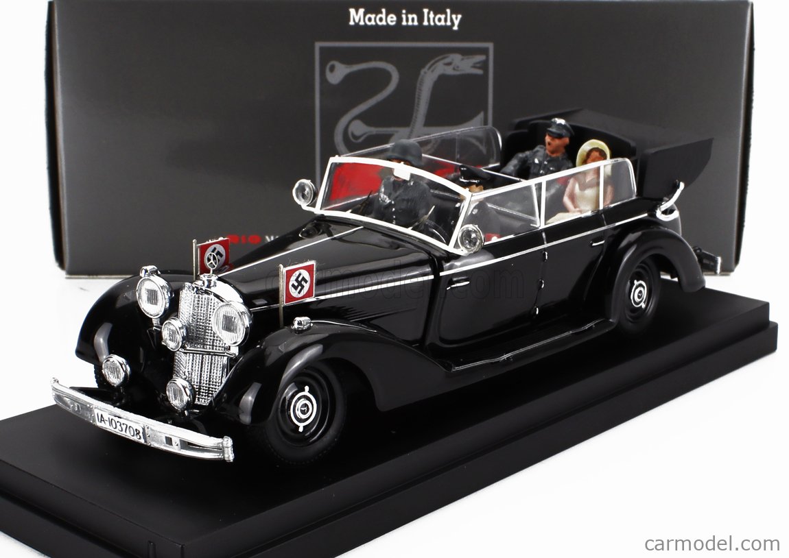 RIO-MODELS CAR023 Scale 1/43 | MERCEDES BENZ 770K CABRIOLET WITH ADOLF ...