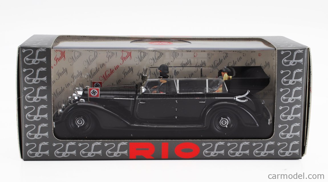 RIO-MODELS CAR023 Scale 1/43 | MERCEDES BENZ 770K CABRIOLET WITH ADOLF ...