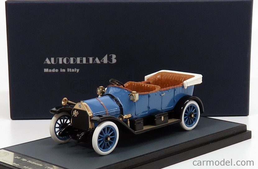AUTODELTA43 SR18 Scale 1/43 | ALFA ROMEO 24HP TORPEDO 1913 LIGHT BLUE
