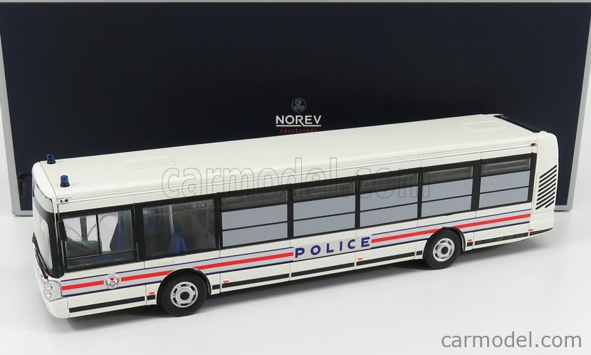 NOREV 530205 Scale 1/43 | IRISBUS IRISBUS CITELIS 2008 POLICE NATIONALE TRANSPORT INTERPELLES WHITE