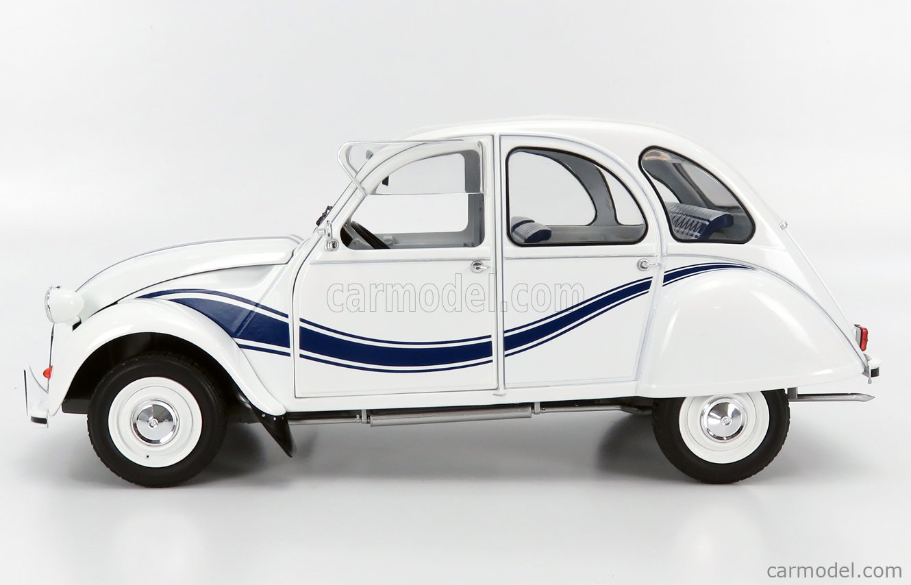 Z-MODELS ZMD1200104 Scala 1/12 | CITROEN 2CV FRANCE 3 1983 WHITE BLUE