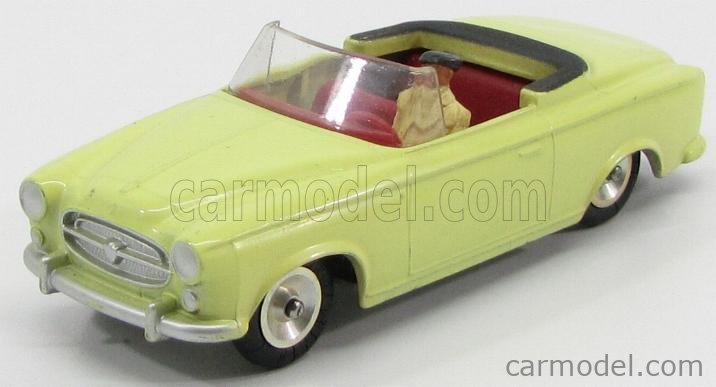 SOLIDO 108 Scale 1/43 | PEUGEOT 403 CABRIOLET 1964 YELLOW