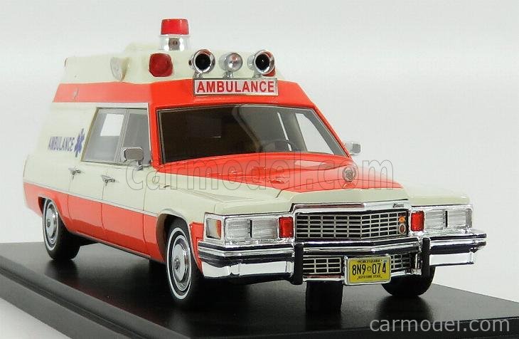 NEO SCALE MODELS NEO47240 Scale 1/43 | CADILLAC SUPERIOR AMBULANCE 1977 ...