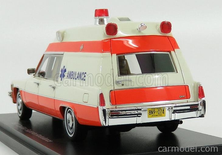 NEO SCALE MODELS NEO47240 Scale 1/43 | CADILLAC SUPERIOR AMBULANCE 1977 ...