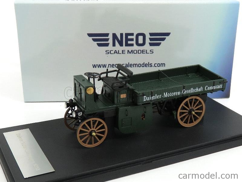NEO SCALE MODELS NEO43205 Scale 1/43 | DAIMLER LASTWAGEN 1898 DARK GREEN