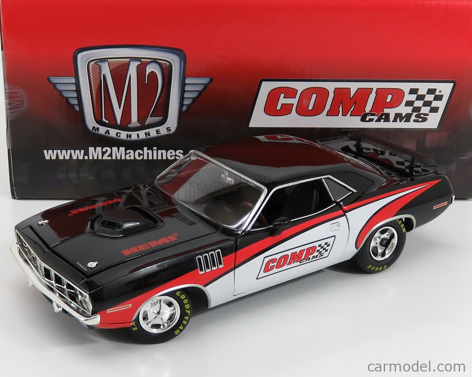 M2-MACHINES 40300-71A Scale 1/24 | PLYMOUTH HEMI CUDA COUPE COMP CUSTOM ...