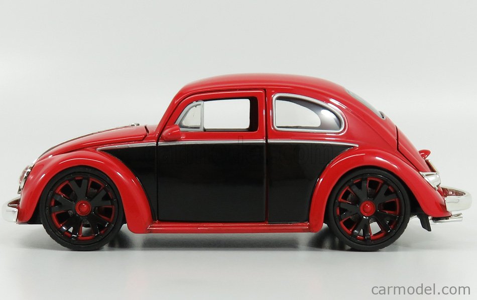 JADA 91697RBK Scale 1/24 | VOLKSWAGEN BEETLE MAGGIOLINO CUSTOM 1959 RED ...