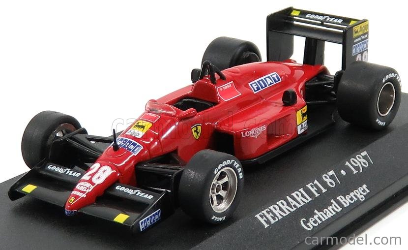 EDICOLA 7174022 Scale 1/43 | FERRARI F1 87 N 28 SEASON 1987 G.BERGER RED