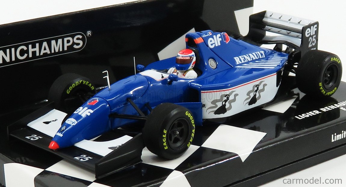 MINICHAMPS 417940025 Scale 1/43 | LIGIER F1 RENAULT JS39B N 25 SEASON ...