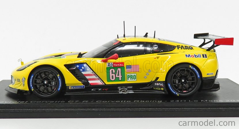 SPARK-MODEL S7929 Scale 1/43 | CHEVROLET CORVETTE C7.R 5.5L V8 TEAM ...