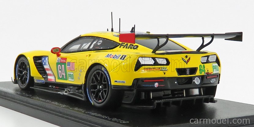 SPARK-MODEL S7929 Scale 1/43 | CHEVROLET CORVETTE C7.R 5.5L V8 TEAM ...