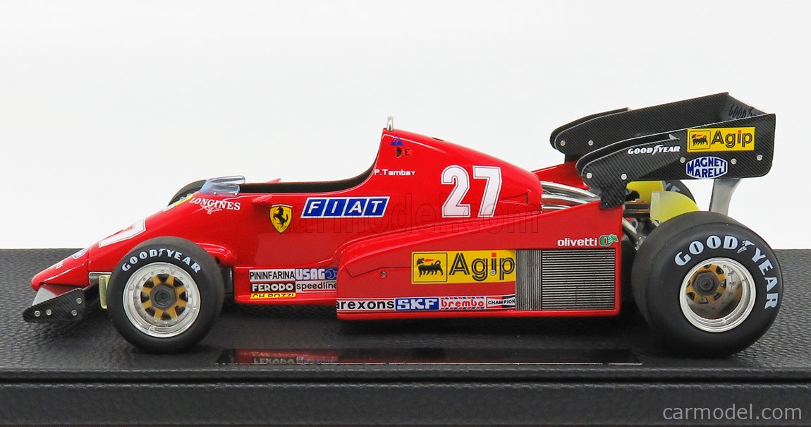 GP-REPLICAS GP033A Scale 1/18 | FERRARI F1 126C2B N 27 SEASON 1983 ...