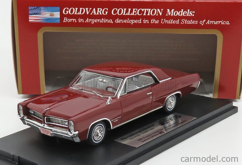 GOLDVARG GC015A Scale 1/43 | PONTIAC GRAND PRIX 1964 MARIMBA RED