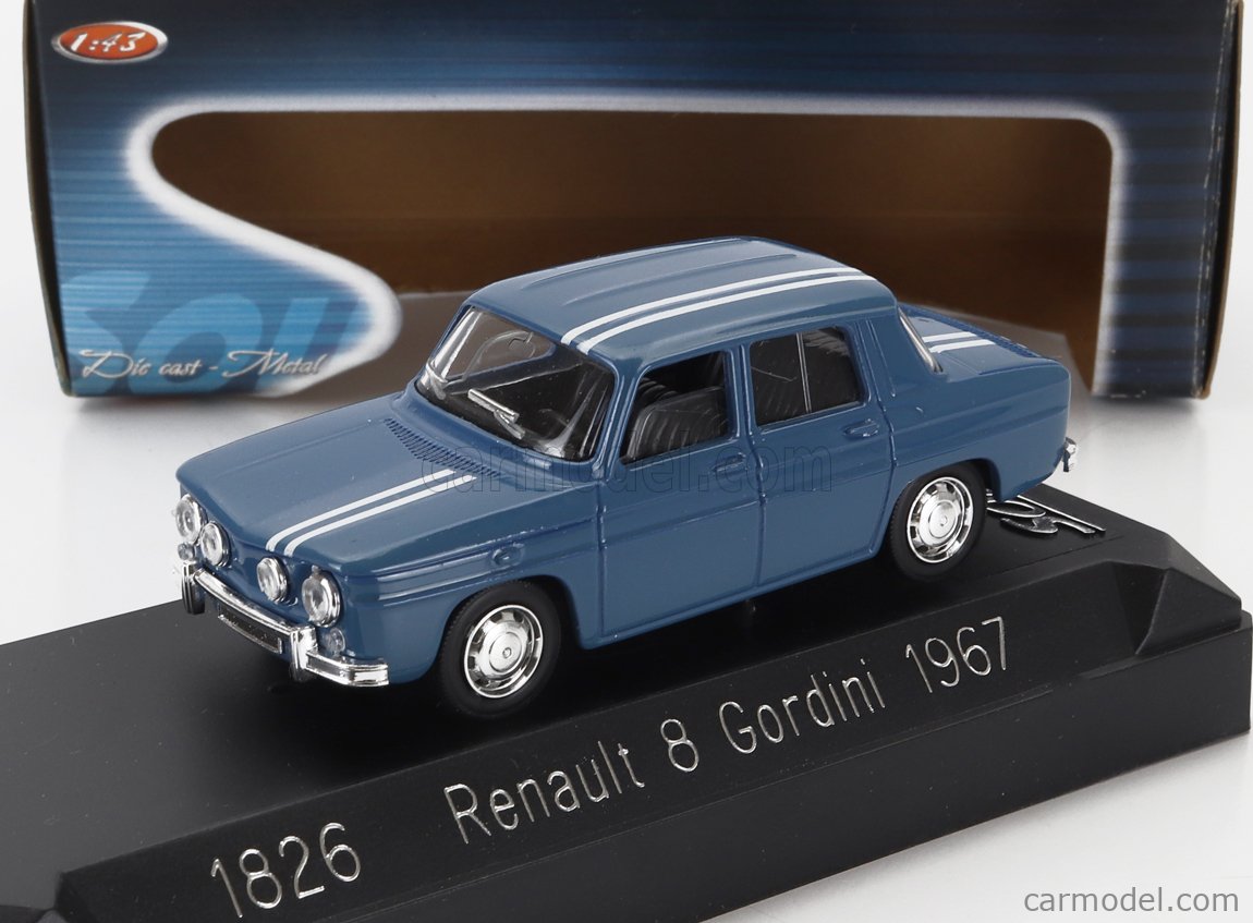 SOLIDO 1826 Scale 1/43 | RENAULT R8 GORDINI 1967 BLUE