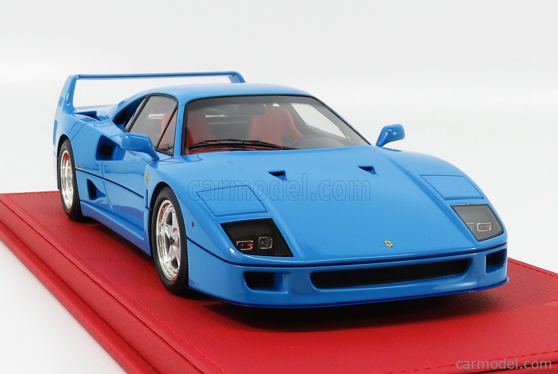 BBR-MODELS P18151D Scale 1/18 | FERRARI F40 1987 BLU CHIARO - LIGHT BLUE