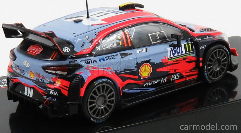 IXO-MODELS RAM711 Masstab: 1/43 | HYUNDAI i20 WRC COUPE N 11 WINNER RALLY TOUR DE CORSE 2019 T ...