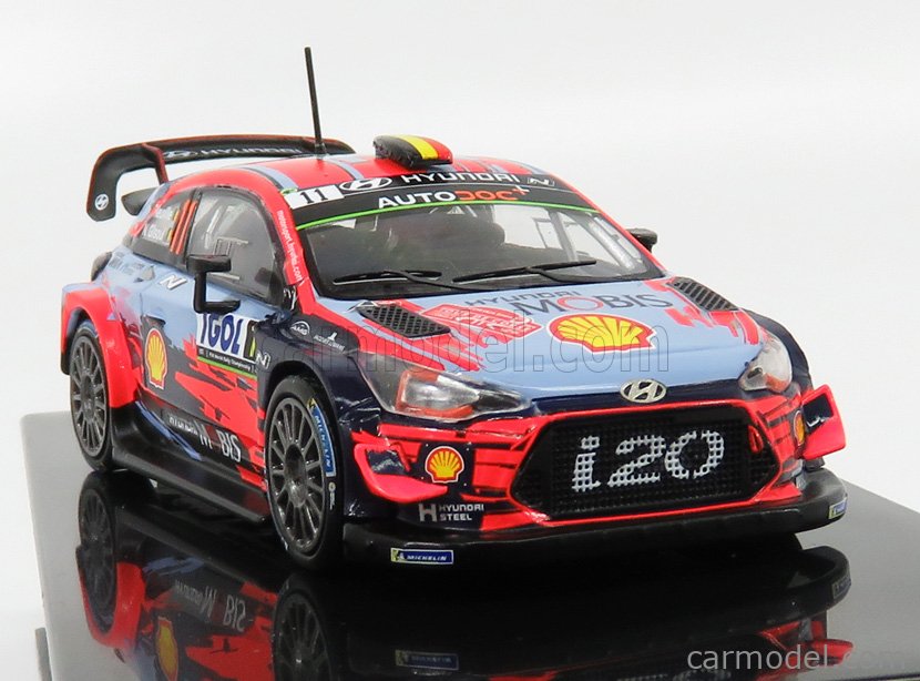 IXO-MODELS RAM711 Masstab: 1/43 | HYUNDAI i20 WRC COUPE N 11 WINNER RALLY TOUR DE CORSE 2019 T ...