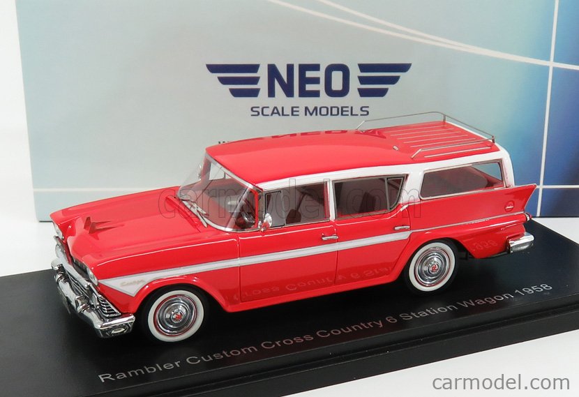 NEO SCALE MODELS NEO44666 Scale 1/43 | RAMBLER CUSTOM CROSS COUNTRY 6 ...