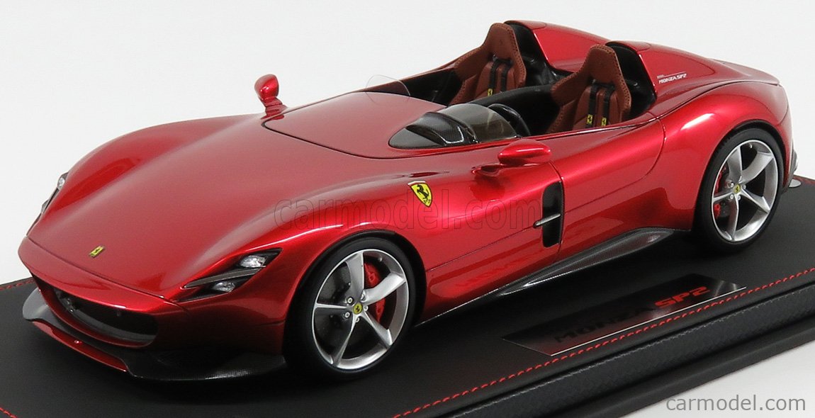 BBR-MODELS P18165B Echelle 1/18 | FERRARI MONZA SP2 2018 ROSSO ...