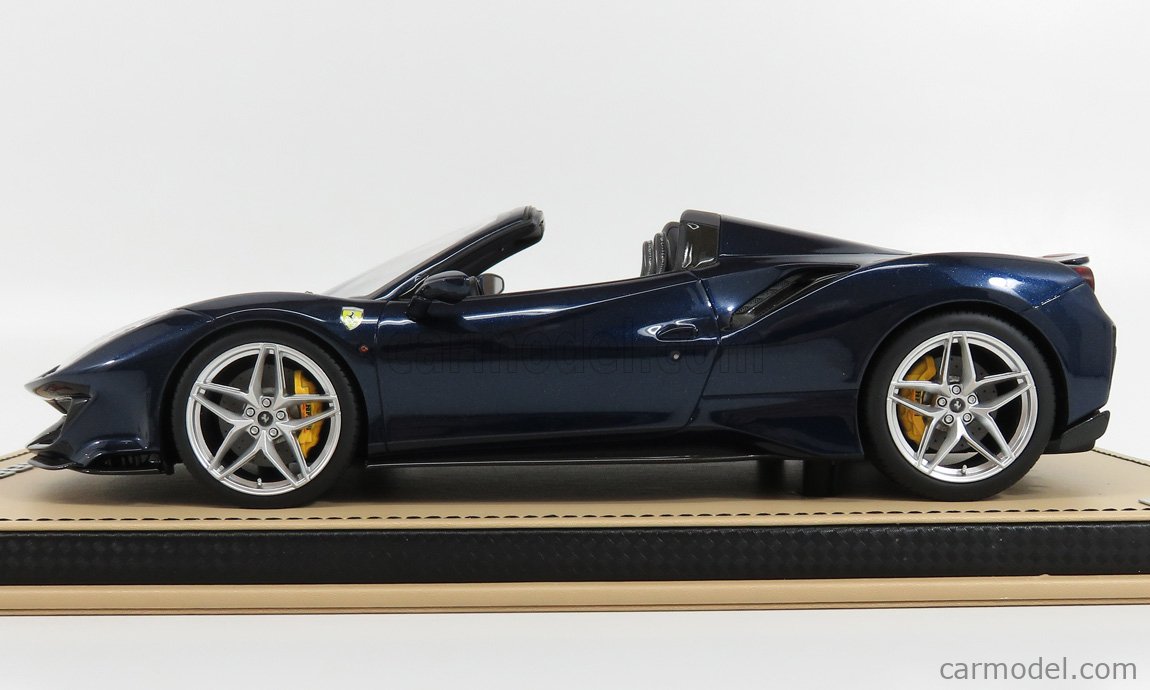MR-MODELS FE026C Echelle 1/18 | FERRARI 488 PISTA SPIDER 2018 BLU NART ...