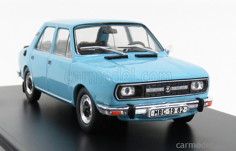 ABREX 143ABS-724MF Scale 1/43 | SKODA 120L 1982 LIGHT BLUE