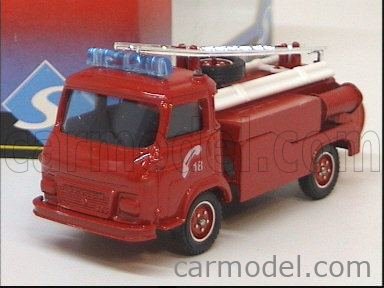 SOLIDO 2101 Escala 1/50 | SAVIEM FIRE ENGINE TRUCK RED