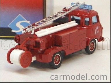 SOLIDO 2101 Scale 1/50 | SAVIEM FIRE ENGINE TRUCK RED