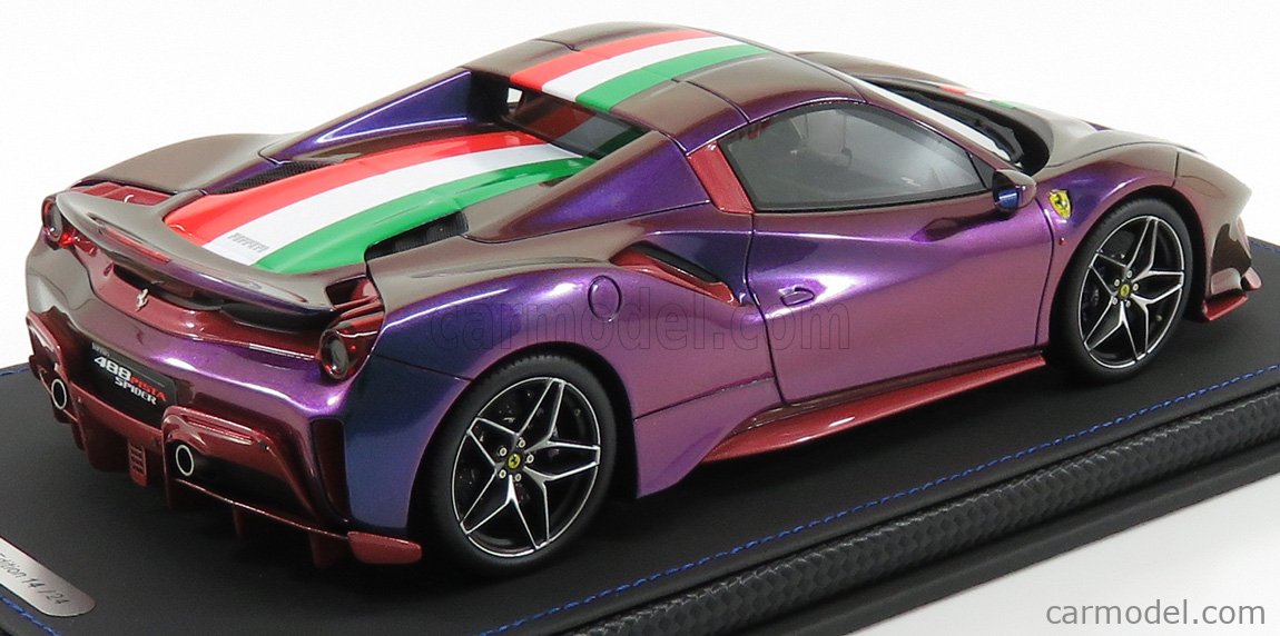 BBR-MODELS P18163E Scale 1/18 | FERRARI 488 PISTA SPIDER CLOSED ROOF ...