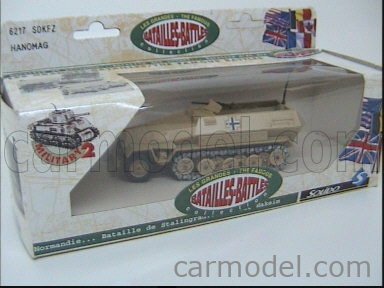 SOLIDO 6217 Echelle 1/55 | TANK SDKFZ HANOMAG MILITARY SAND