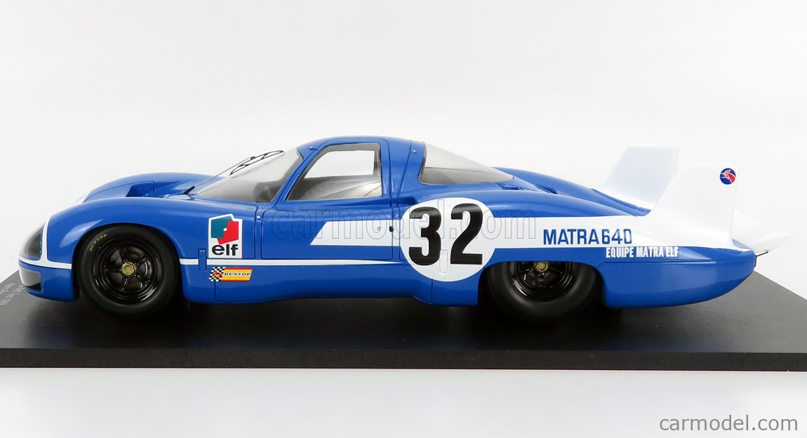 SPARK-MODEL 18S381 Scale 1/18 | MATRA SIMCA MS640 N 32 TEST CAR 24h LE ...