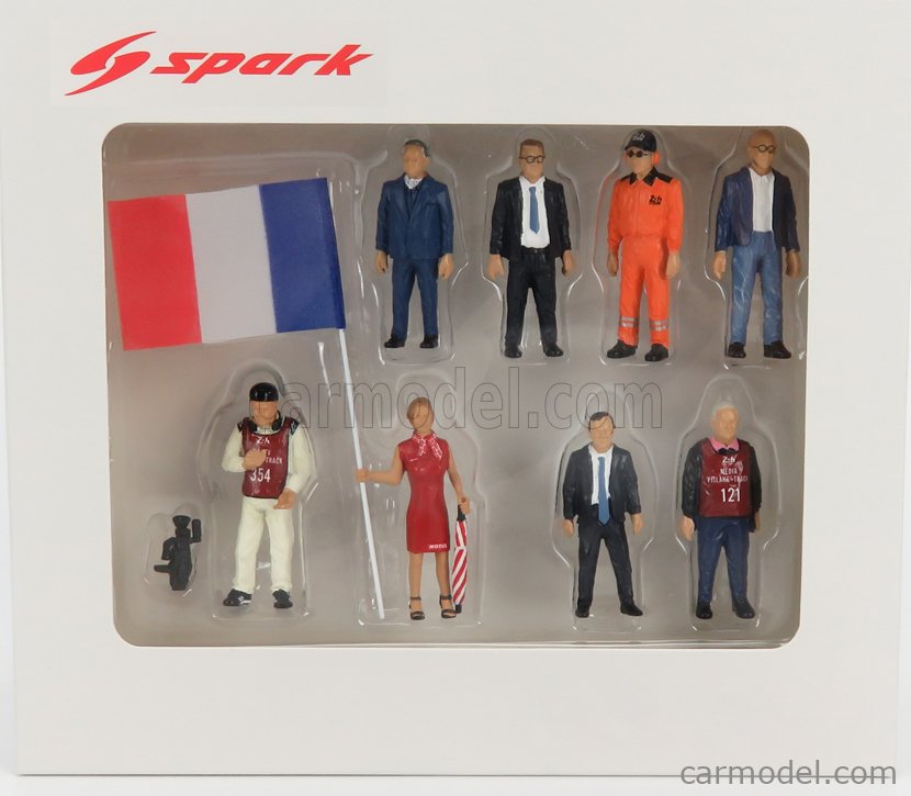SPARK-MODEL 43AC014 Escala 1/43 | FIGURES SET 24h LE MANS 2018 VARIOUS
