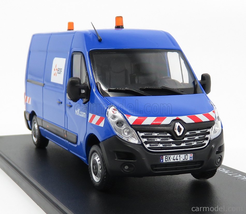 ELIGOR 116510 Scale 1/43 | RENAULT MASTER VAN EDF DU SETRAL 2019 BLUE