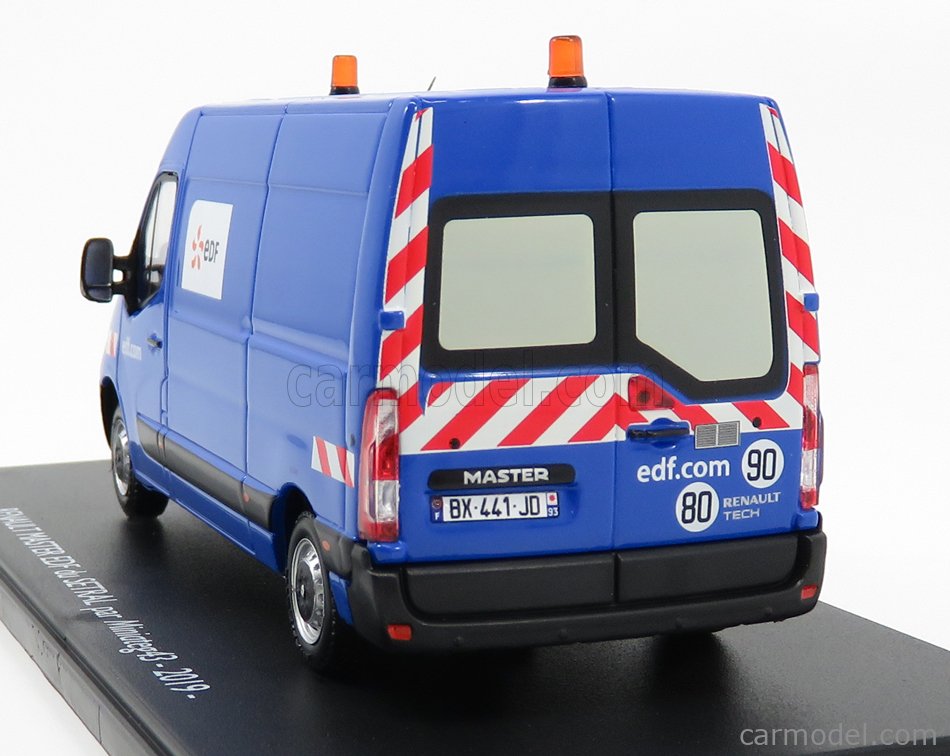 ELIGOR 116510 Scale 1/43 | RENAULT MASTER VAN EDF DU SETRAL 2019 BLUE