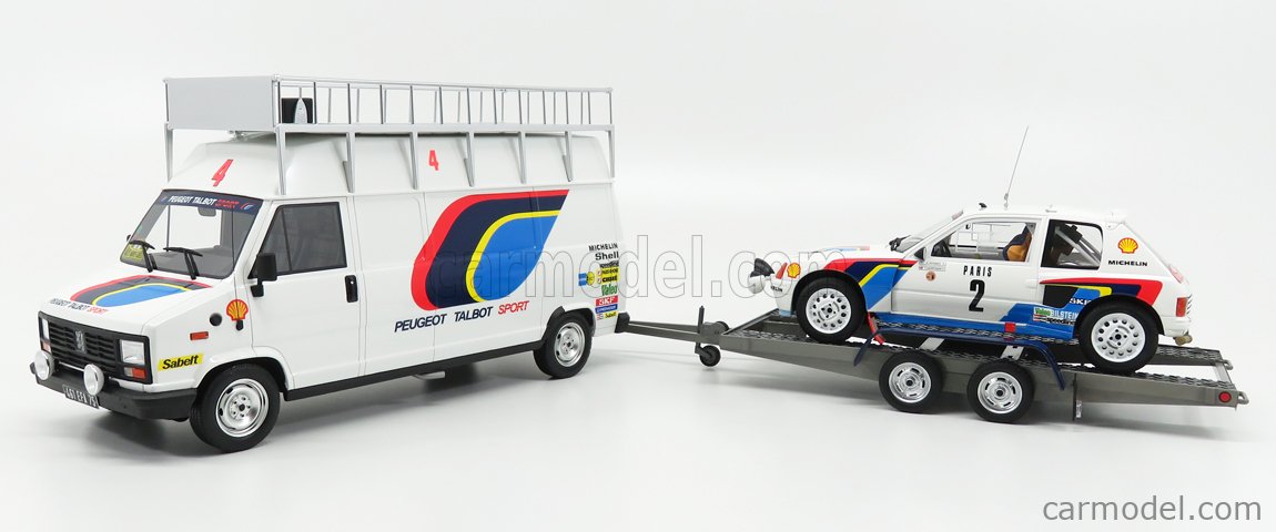 OTTO-MOBILE OT328 Echelle 1/18 | PEUGEOT RALLY SET - PEUGEOT 205 T16 N ...