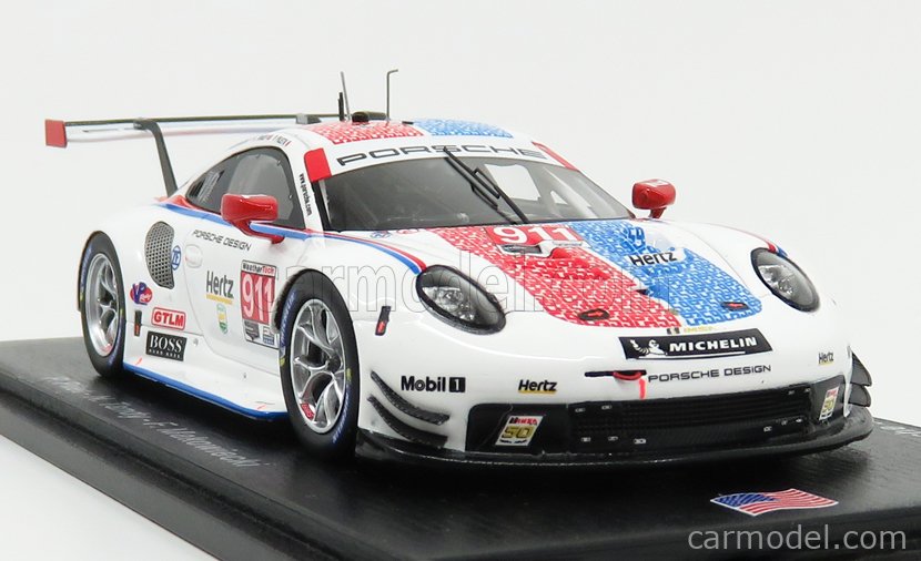 SPARK-MODEL US073 Echelle 1/43 | PORSCHE 911 991 RSR TEAM PORSCHE GT N 911 24h DAYTONA 2019 P ...